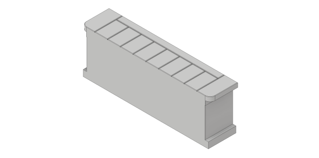 3D printed platform ends for KATO DX platforms and V15 set - Structures ...