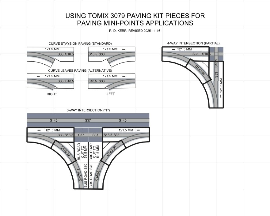 Improving on Tomix Turnout Street Paving - Trams, LRV's & Buses - JNS Forum