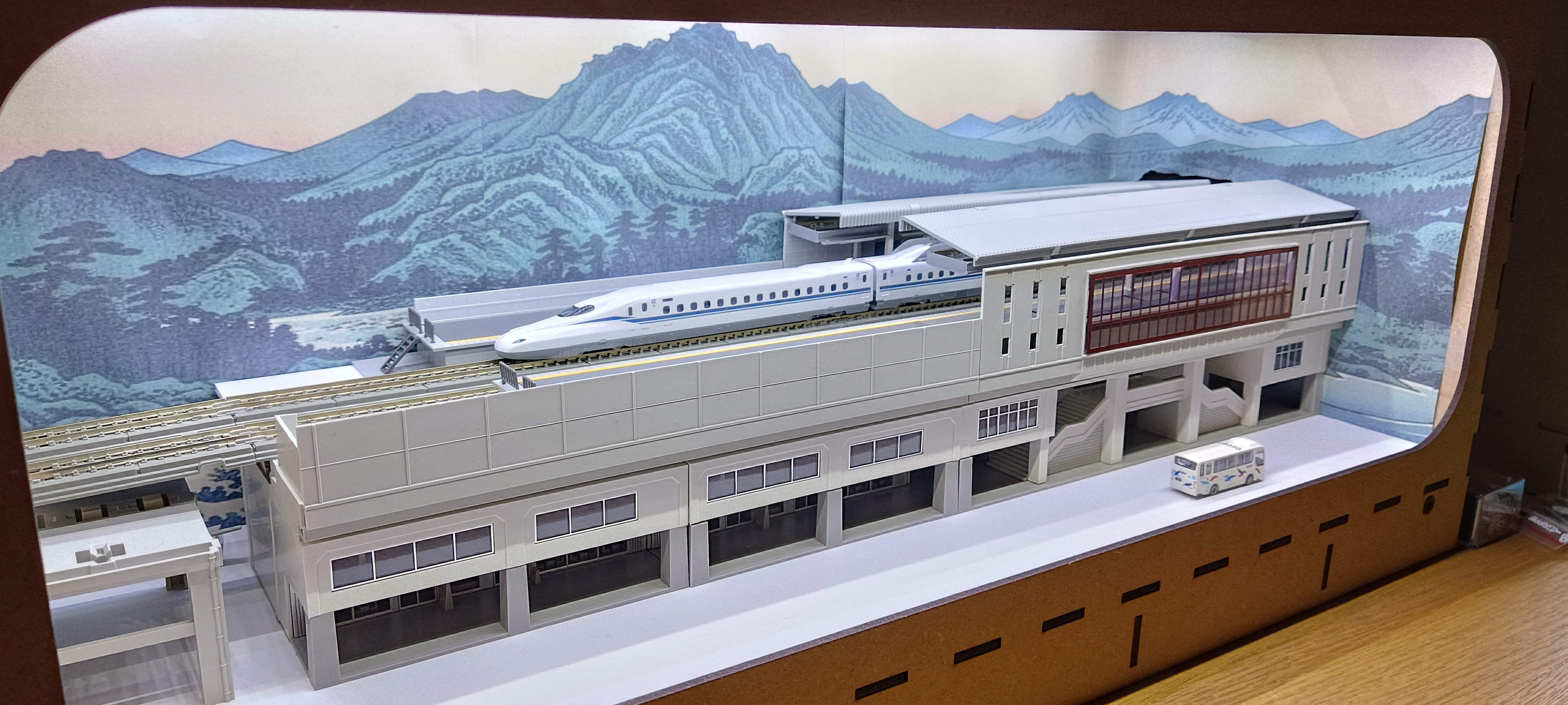 Mount Fuji: An N scale micro layout based on the Tōkaidō Shinkansen ...